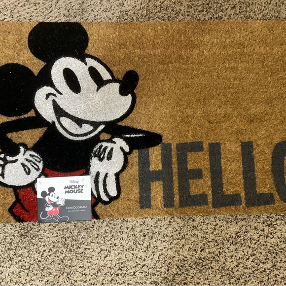 Disney | Accents | Disney Mickey Mouse Coir Doormat Black And Brown ...